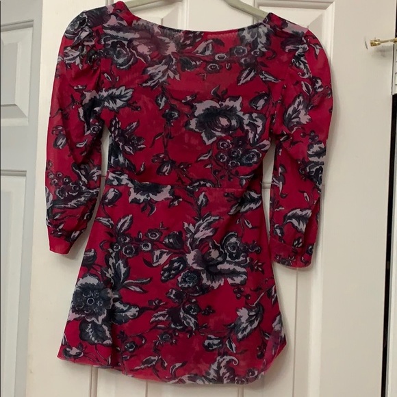 Johnny Heaven | Tops | Johnny Heaven Semi Sheer Top M | Poshmark